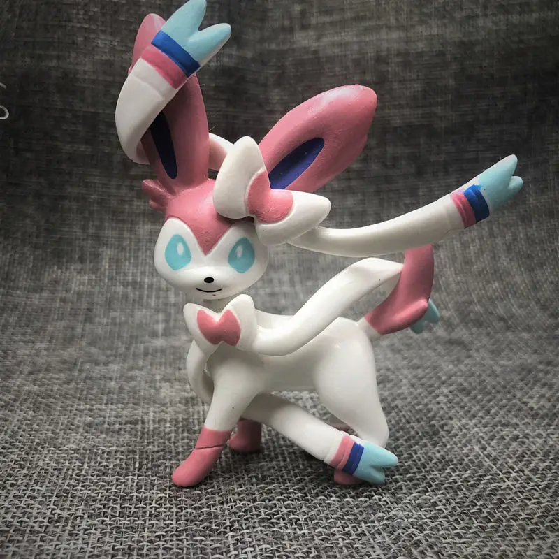 9cm Pokemon Sylveon Anime Action Toy Figures Collection Toys Birthday ...