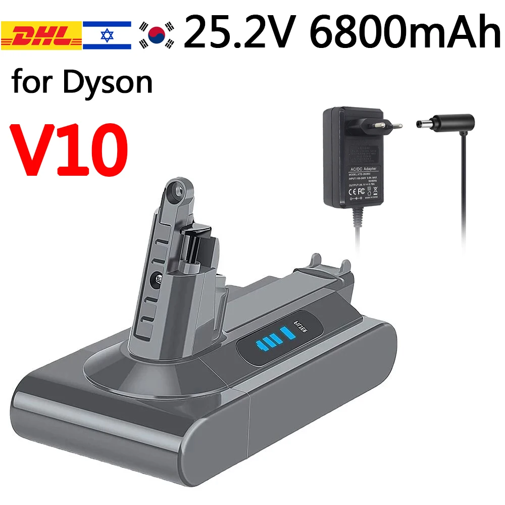 New-Dyson-SV12-6800mAh-100Wh-Replacement-battery-for-Dyson-V10-battery ...