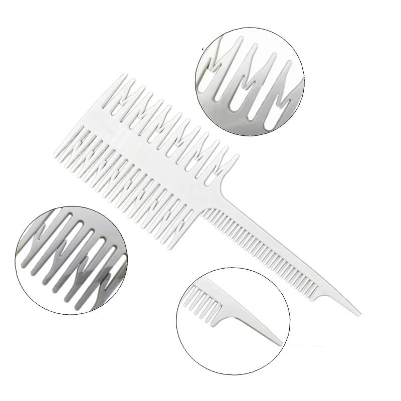 Barber Tool Artifact Double-sided Coloring Highlighting Comb Wide Tooth ...