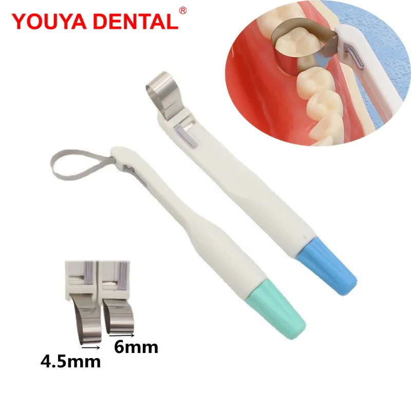 Dental Matrix Band Adjustable Stainless Steel 4.5/6mm Anterior ...