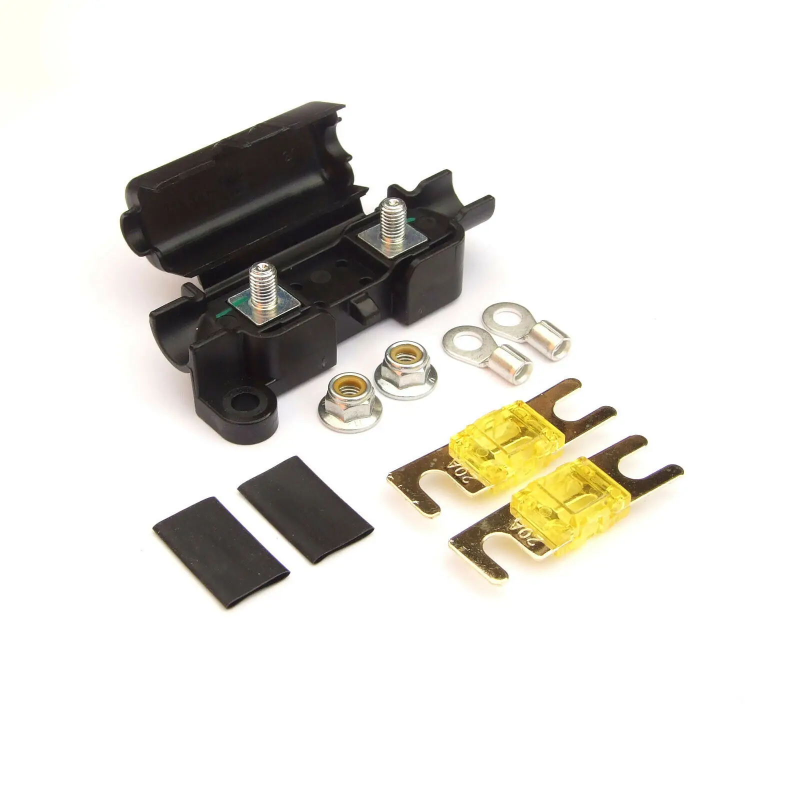 1Set-20-Amp-Midi-Fuses-Terminals-And-Heat-Shrink-Midi-Car-Inline-Fuse ...