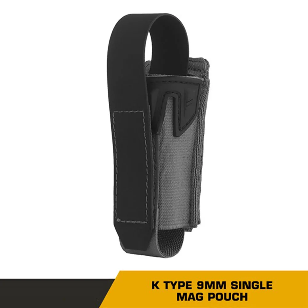 9MM Single Mag Pouch Pistol Magazine Holster With Protective Cover ...