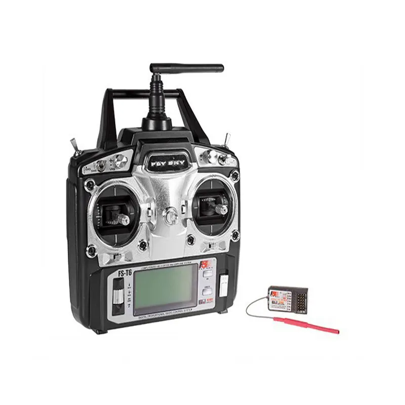 Flysky-FS-T6-R6B-6CH-2-4GLCD-Transmissor-R6B-Receptor-Sistema-de-R-dio ...
