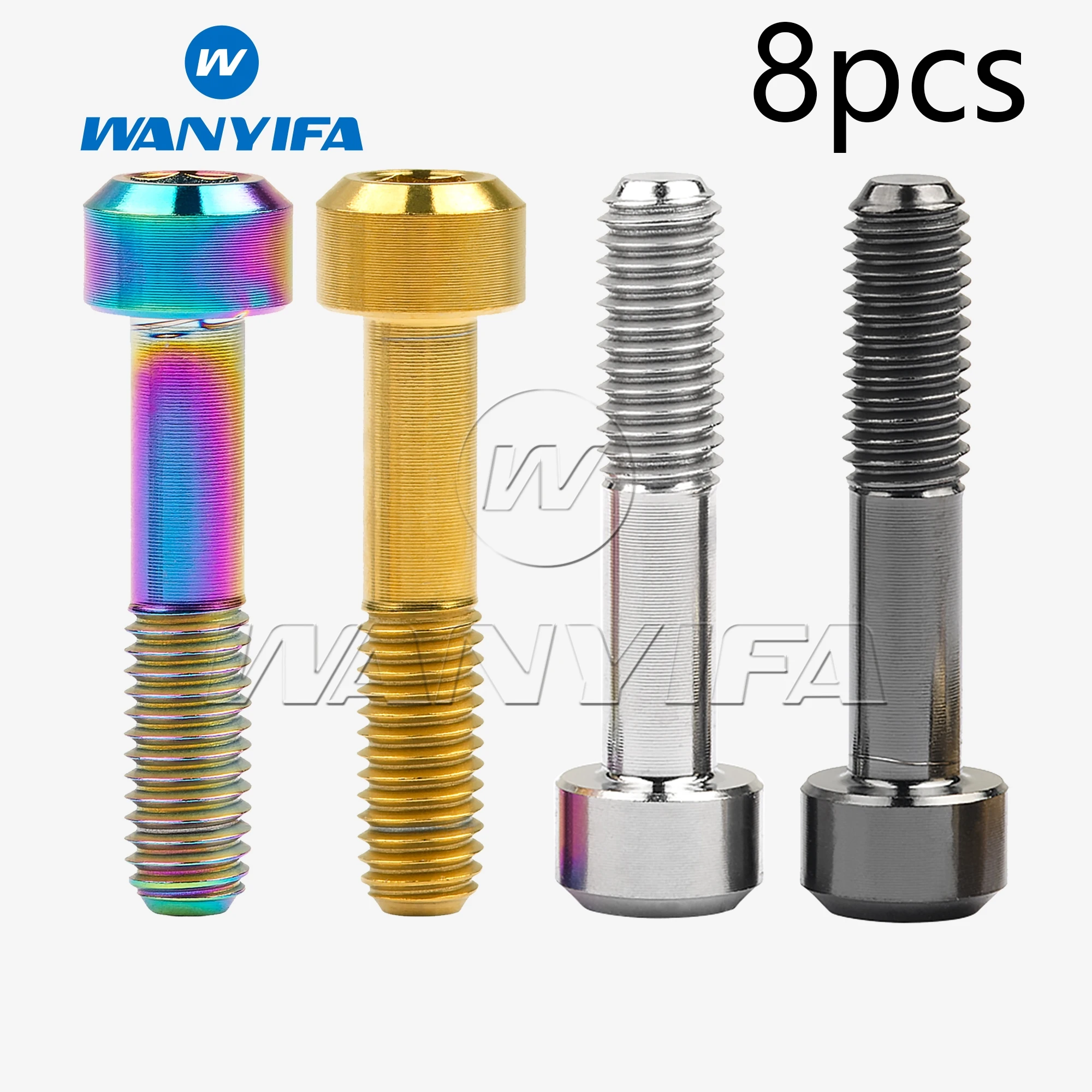 Wanyifa Titanium Ti Bolt M5 x 23mm Allen Hex Screws for SRAM XO Bicycle ...
