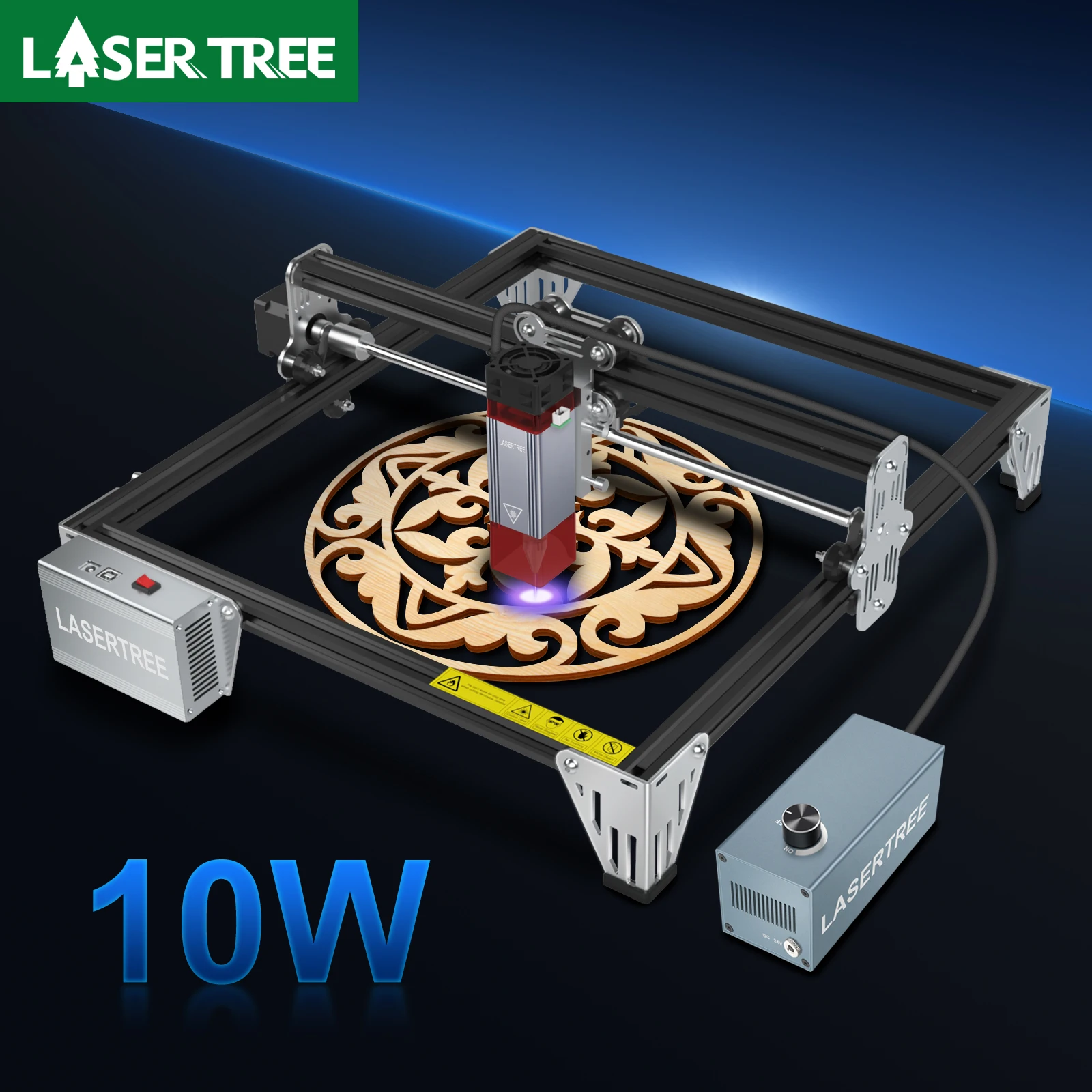 LASER-TREE-K1-Laser-Engraving-Cutting-Machine-with-10W-Laser-Head-Kit ...