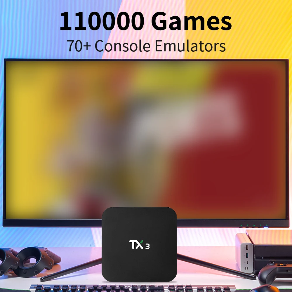 Video Game Consoles 4K HD Game Box With 110000 Retro Games For PSP/PS1 ...