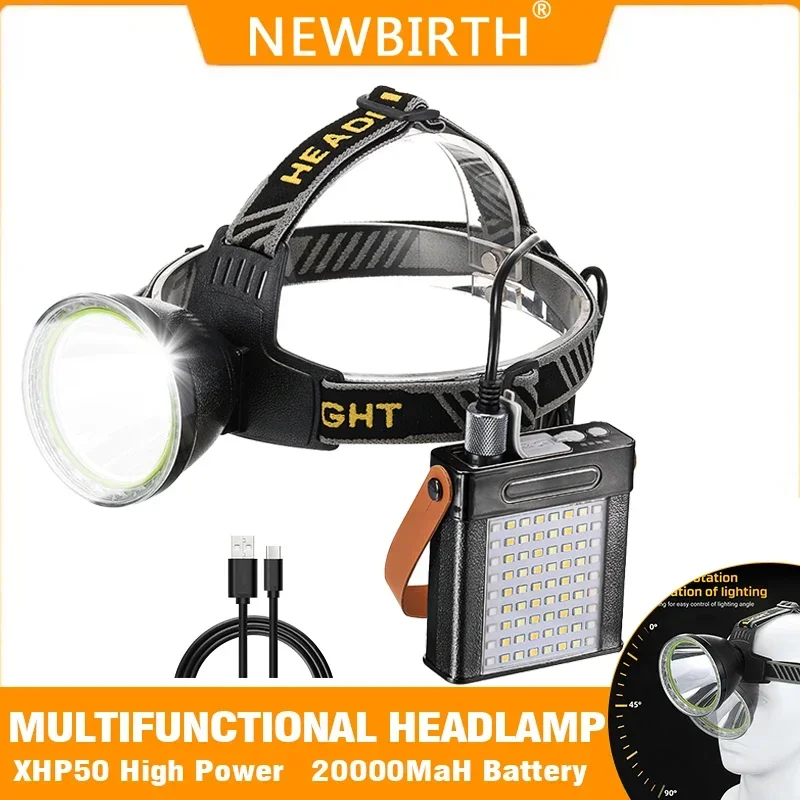 XHP50-Powerful-Headlamp-Strong-Light-LED-Super-Bright-Led-Headlight ...