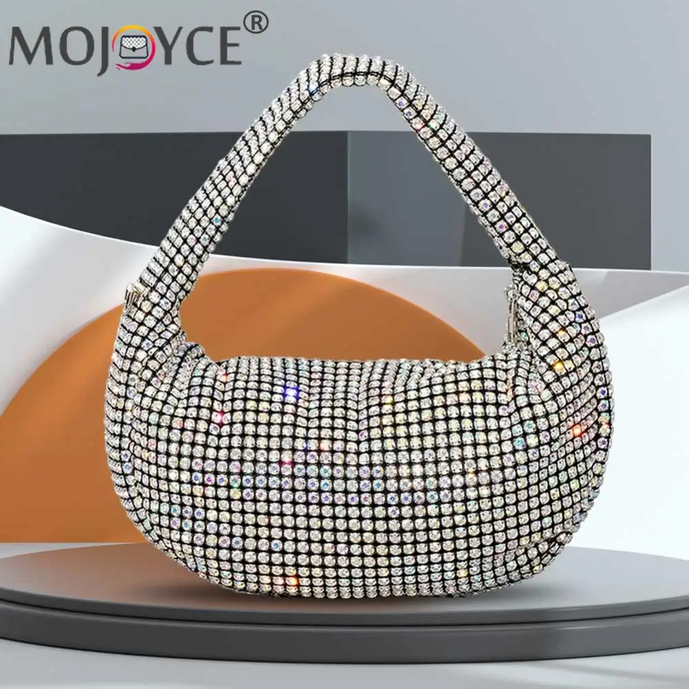 Women-Glitter-Handbag-Sparkly-Rhinestone-Bling-Hobo-Bag-Simple-Fashion ...