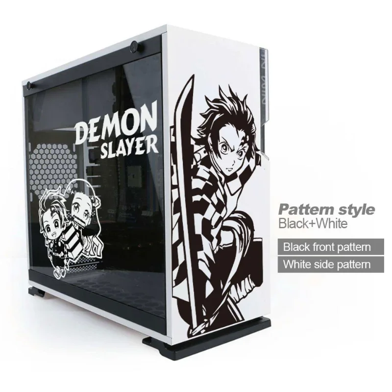Demon-Slayer-Anime-Stickers-for-PC-Case-Cartoon-Decor-Decal-for-ATX-Mid ...