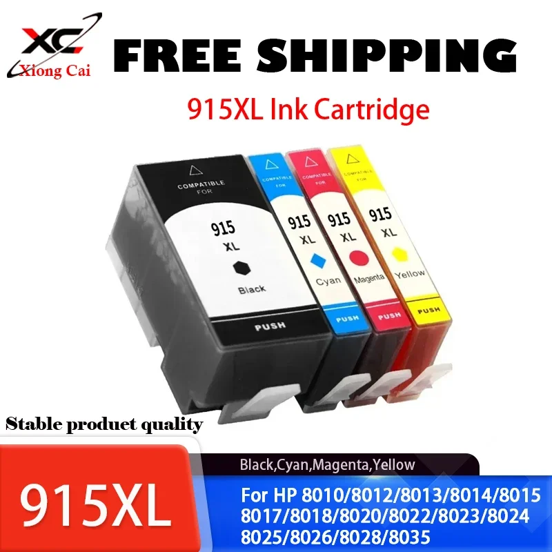 915 915XL Ink Cartridge,for HP 8010/8012/8013/8014/8015/8017/8018 e ...