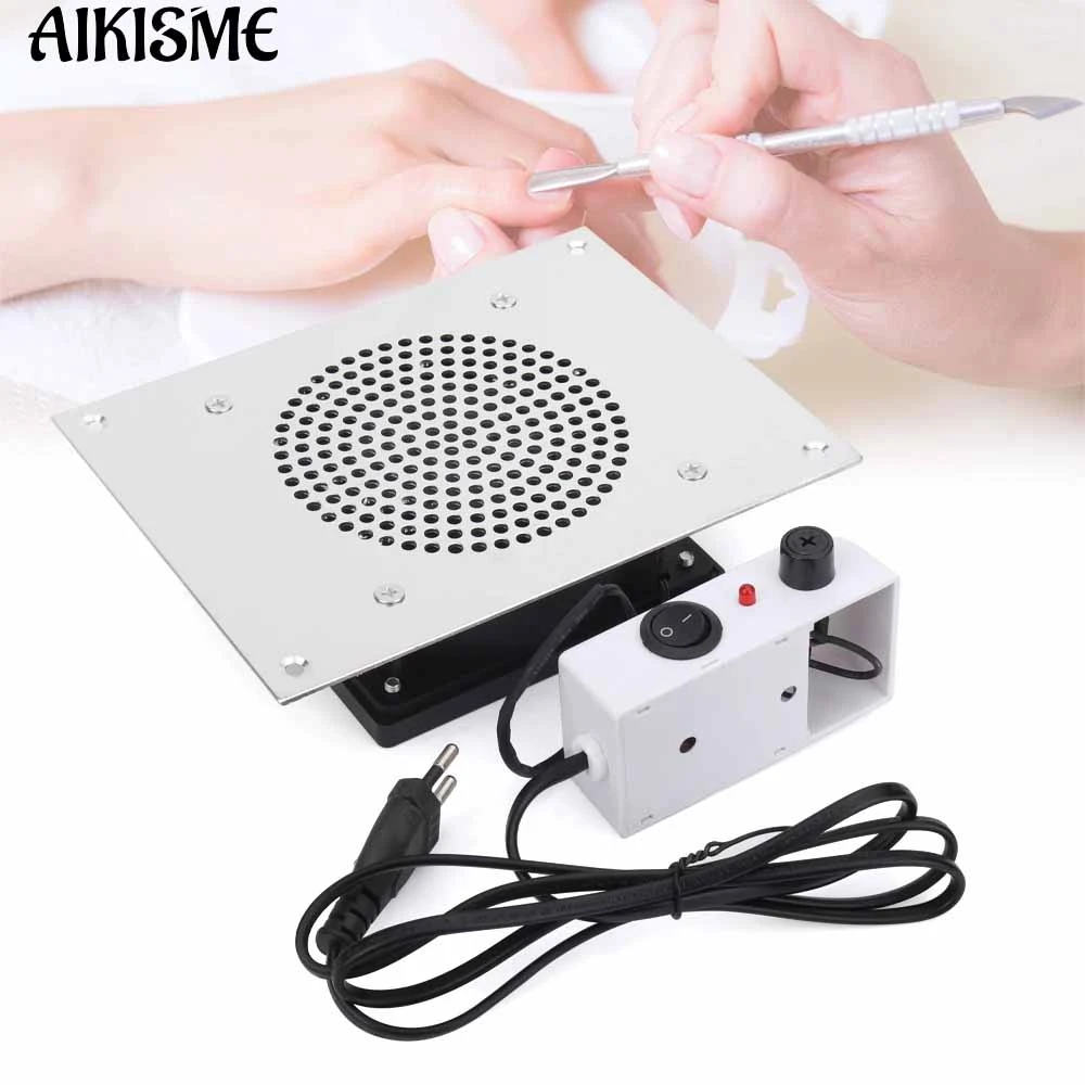 Electric Nail Dust Collector Strong Vacuum Suction Table Desk Dust ...