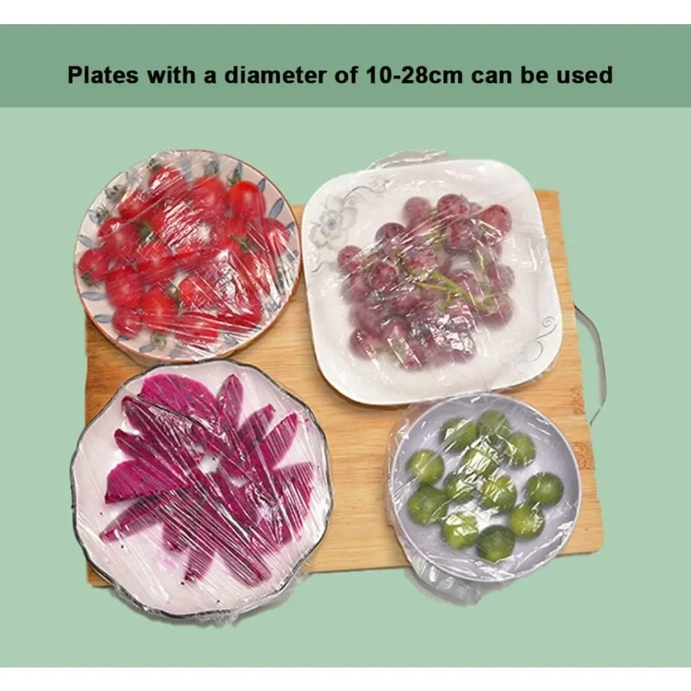 A Set of 60/100 Polyethylene Elastic Food Covers and Refrigerated Bags ...