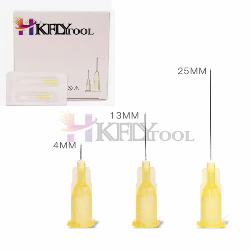 100pcs-painless-small-needle-30G-13mm-4mm-25mm-disposable-30G-medical ...