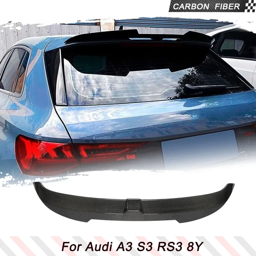Car-Rear-Roof-Spoiler-Wing-for-Audi-A3-Sline-S3-RS3-8Y-Hatchback-2021 ...