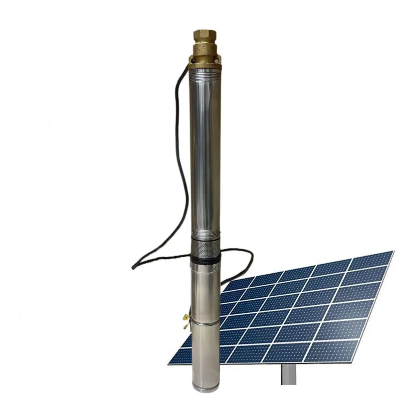 Built in mppt DC 48V750W Deep Well Solar Pump Submersible System ...