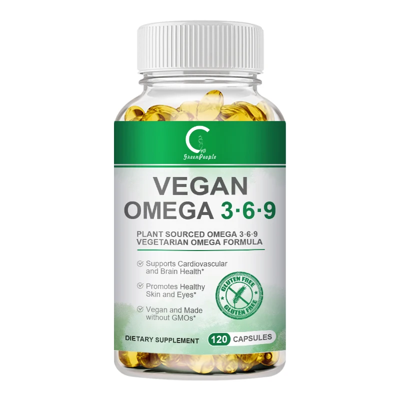 Omega 3 Fish Oil Capsules Non-GMO Gluten Free Dietery Supplement ...
