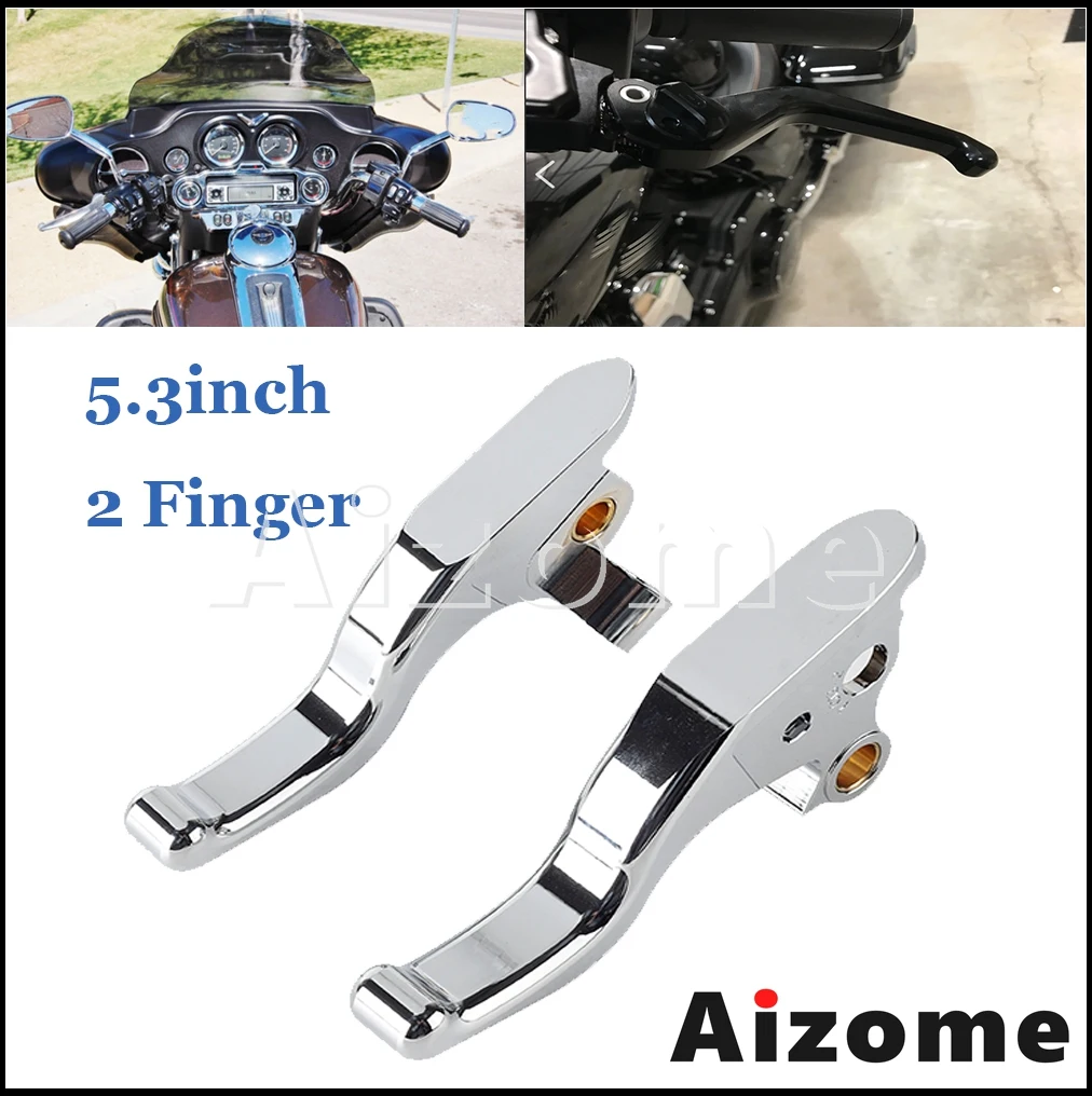 5Colors-Motorcycle-CNC-Aluminum-Handlebar-Brake-Clutch-Lever-5-3Inch ...
