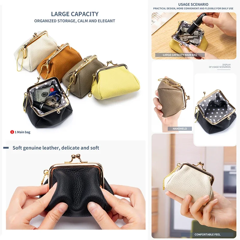 Mini Jewelry Purse Leather Mini Jewelry Box Portable Travel Jewelry ...