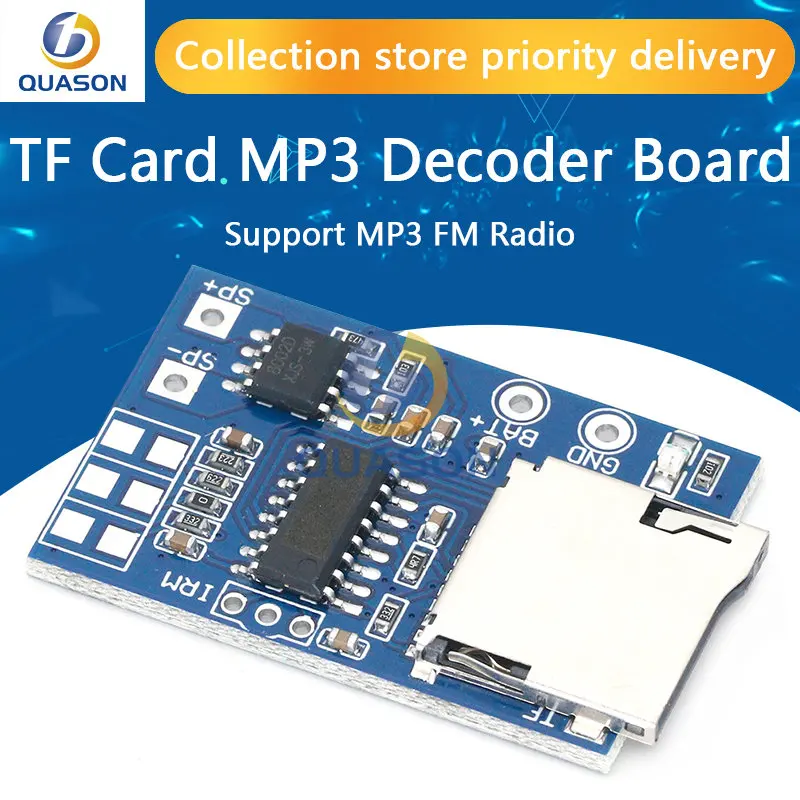 1pcs Gpd2846a Tf Card Mp3 Decoder Board 2w Amplifier Module For Arduino ...
