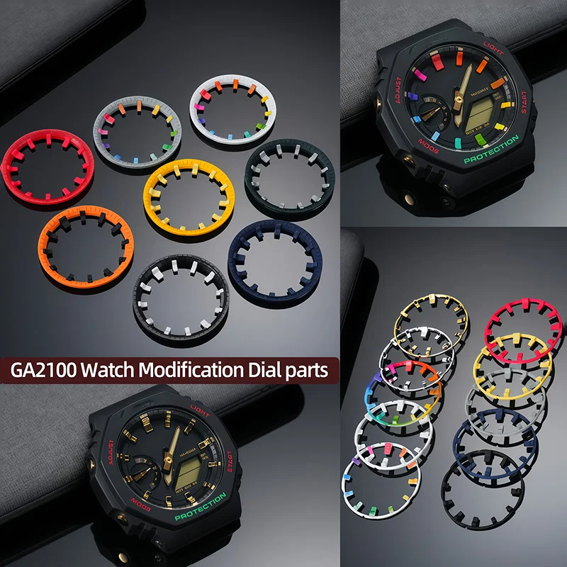 GA2100 Watch Modification Dial parts GA-2110 DIY Mod Kit Watch Metal ...