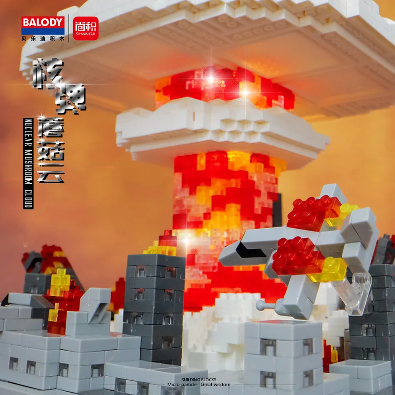 Exploding Lego Volcano