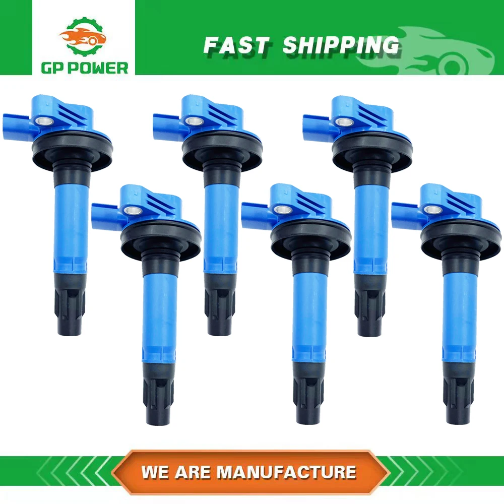 6PCS GP POWER Ignition Coils UF553 FOR Ford Taurus Edge F-150 Transit ...