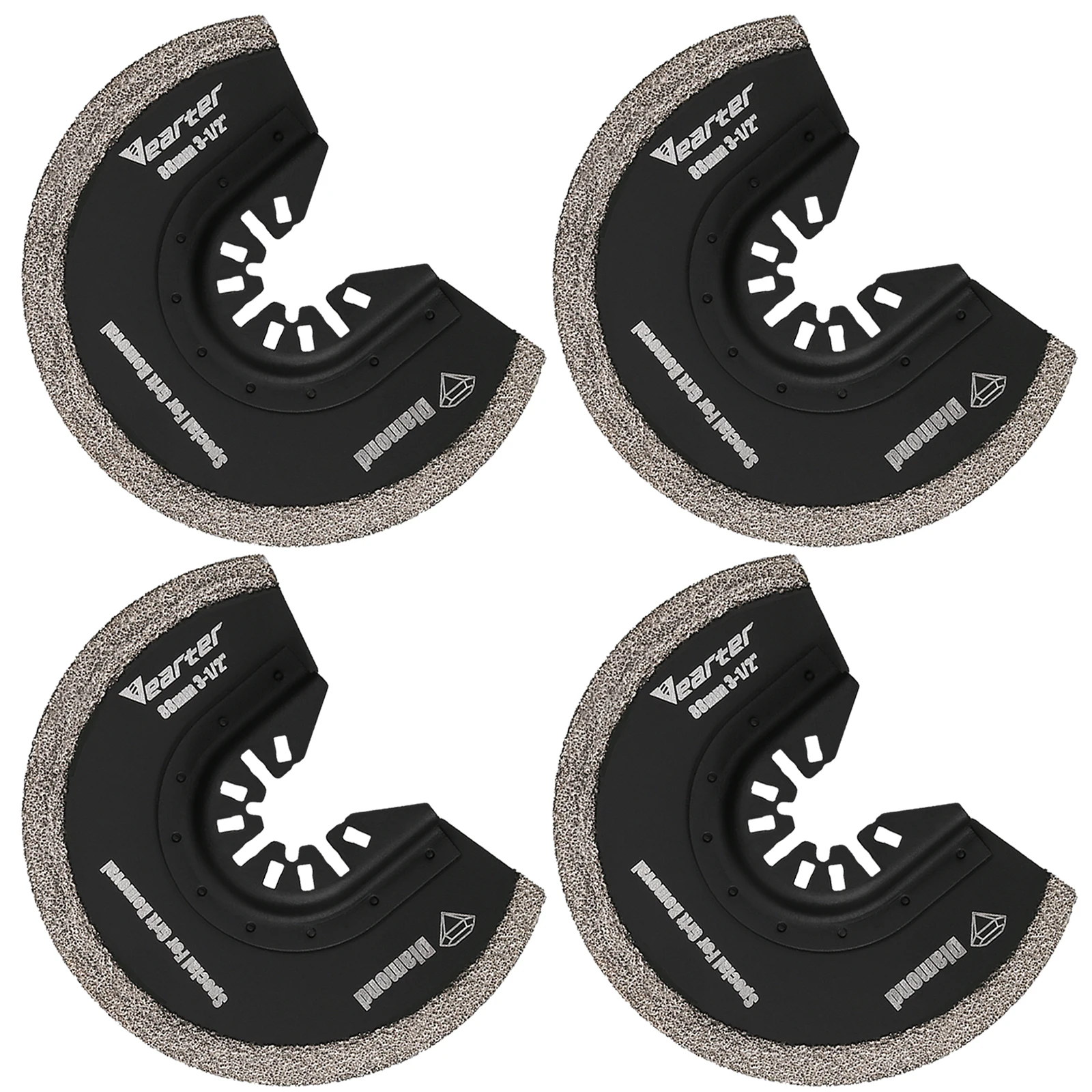 Vearter-4Pack-Diamond-Semi-Circle-Oscillating-Multi-Tool-Swing-Saw ...