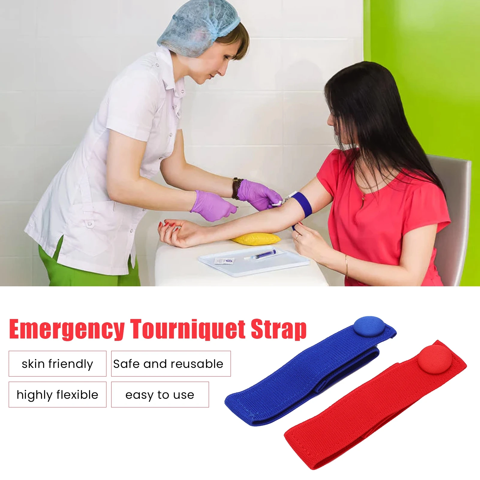 2Pcs-Tourniquet-Cotton-Blend-Fabric-Flexible-Reusable-Hook-and-Loop ...