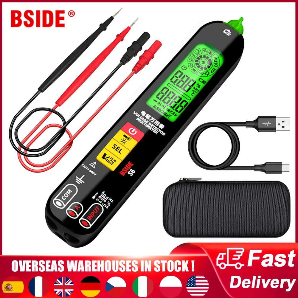BSIDE-S6-Digital-Multimeter-Voltage-Current-Resistance-Frequency ...