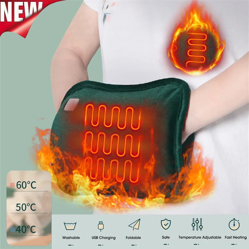Electric Hand Warmer Heater Rechargeable Graphene Self-heating Warm ...