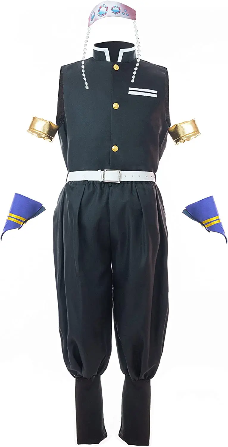 Cosplay Anime CR ROLECOS Tanjirou Zenitsu Giyuu Cosplay Costume ...