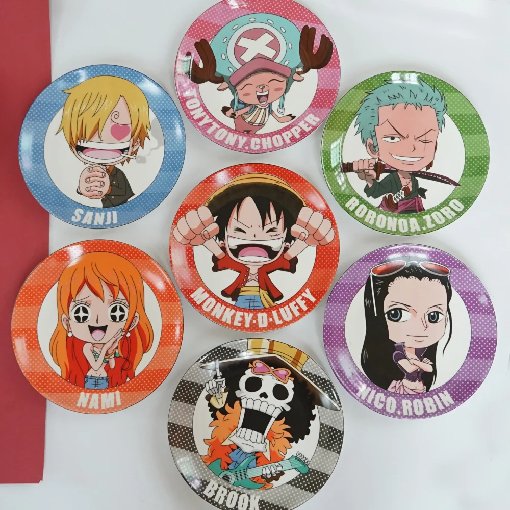One Piece Luffy Printed Dinner Plate | One piece Merchandise | Up to 80 ...