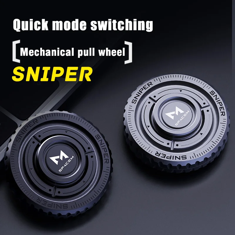 3in1 EDC Metal Pushing Card Hand Spinner Coin Adults Creative Anti ...