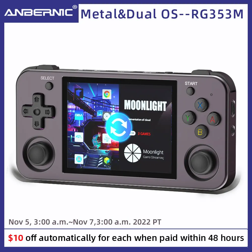 Anbernic Rg353m Handheld Game Console | Electronic Game Electronic Game - New Rg353m - Aliexpress