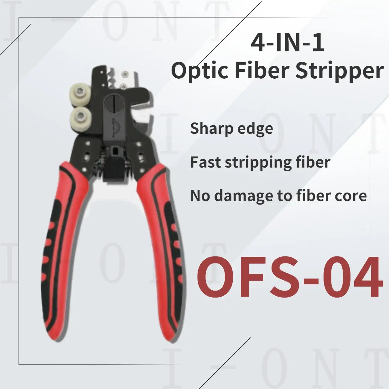 Free shipping OFS-04 fiber optic wire stripper four-in-one wire ...