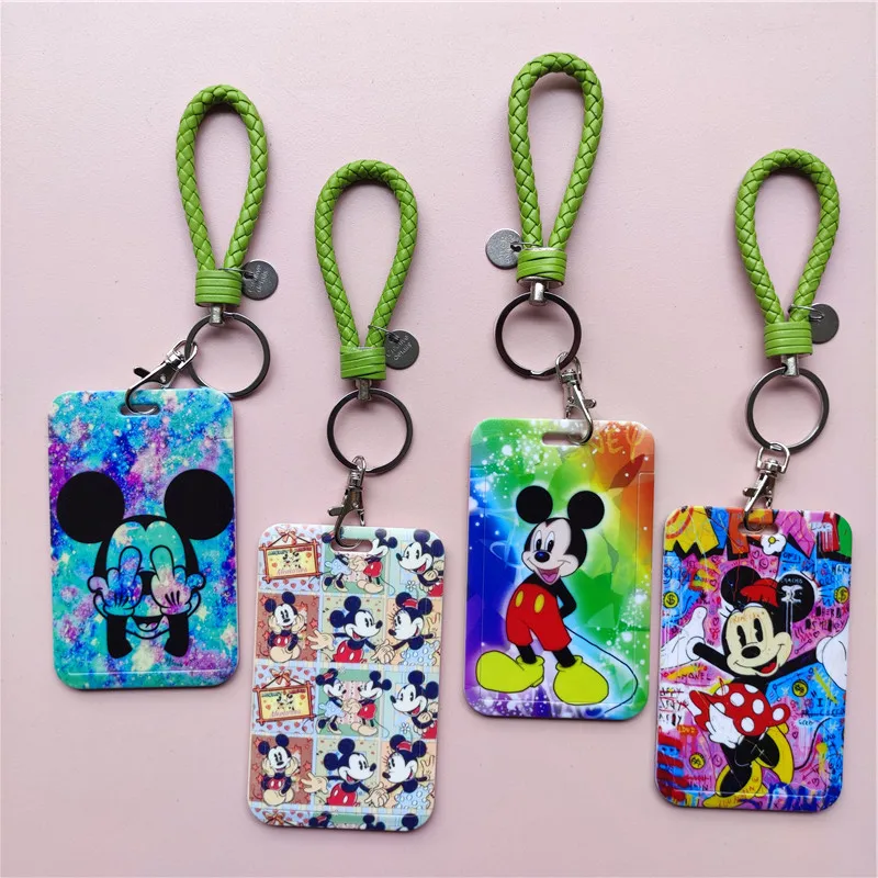 Disney Minnie Cartoon Wrist Card Holders Girls Business Credit Card ...