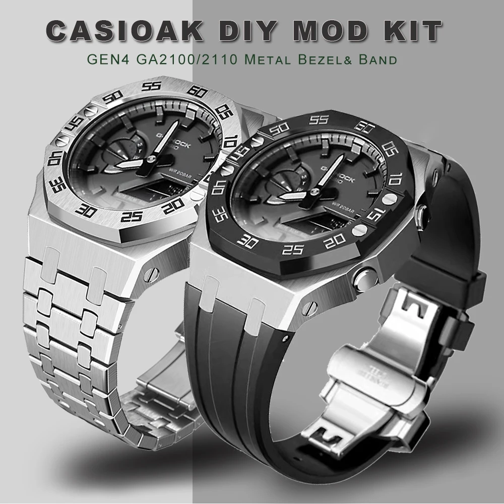 CasiOak-Kit-Mod-GEN4-GA2100-bisel-de-Metal-para-modificaci-n-Casio-de-3 ...