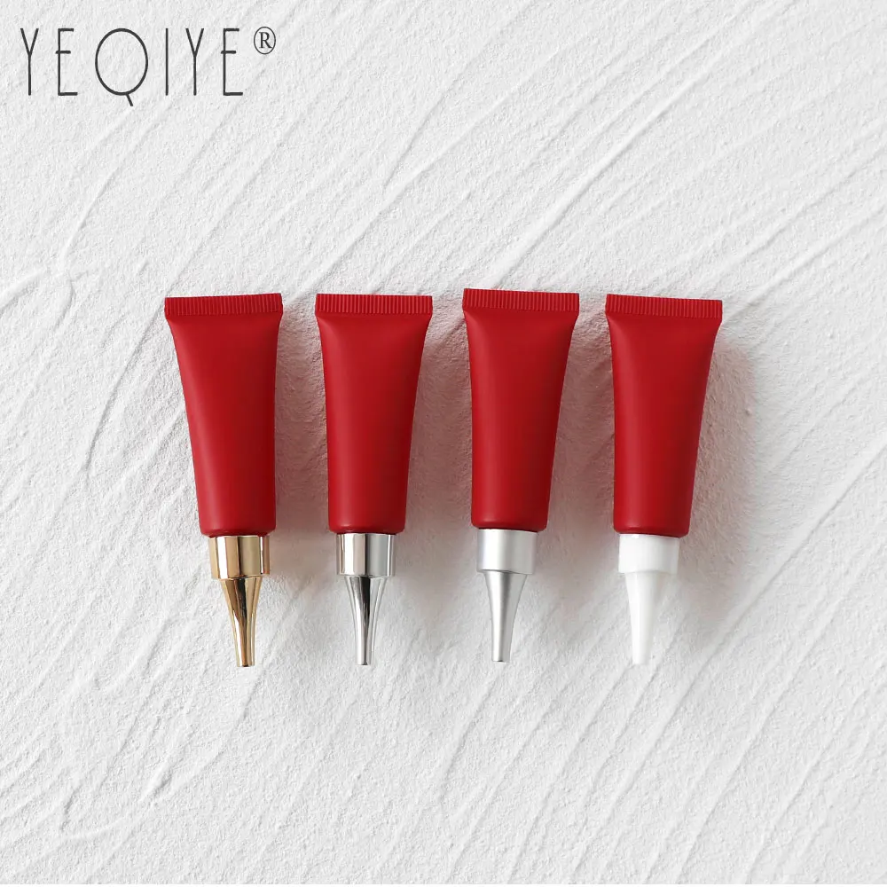 【30PCS】10g Matte Red Cosmetic Soft Tube 10ml Lip Gloss Glaze Cream ...