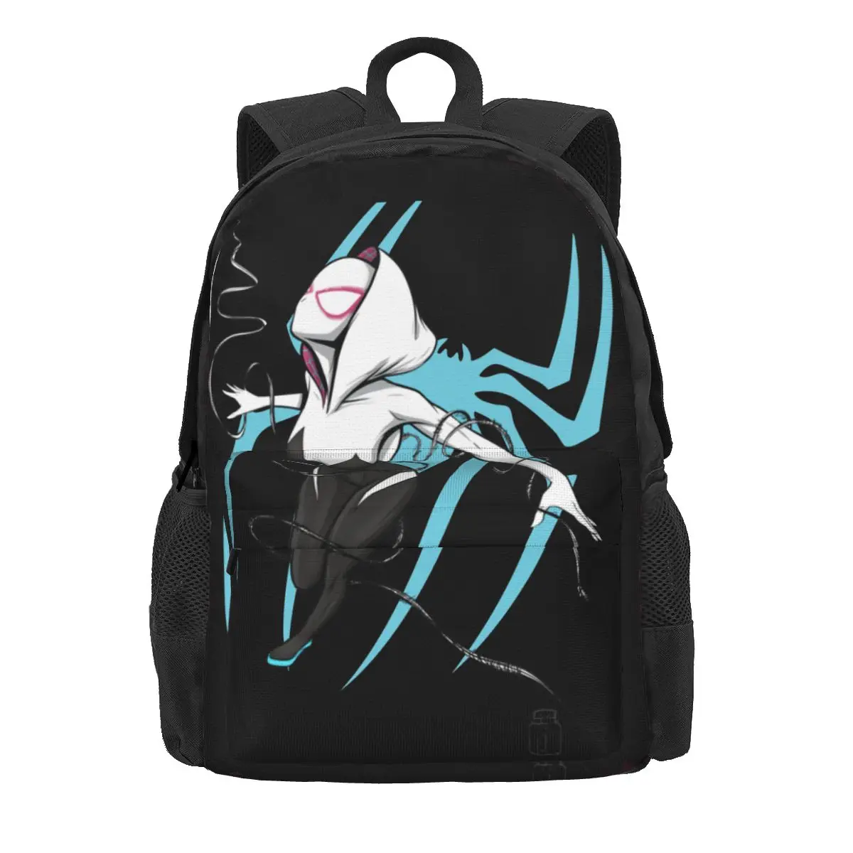 Spider-Gwen-Spiderman-Women-Backpack-3D-Print-Casual-Student-School-Bag ...