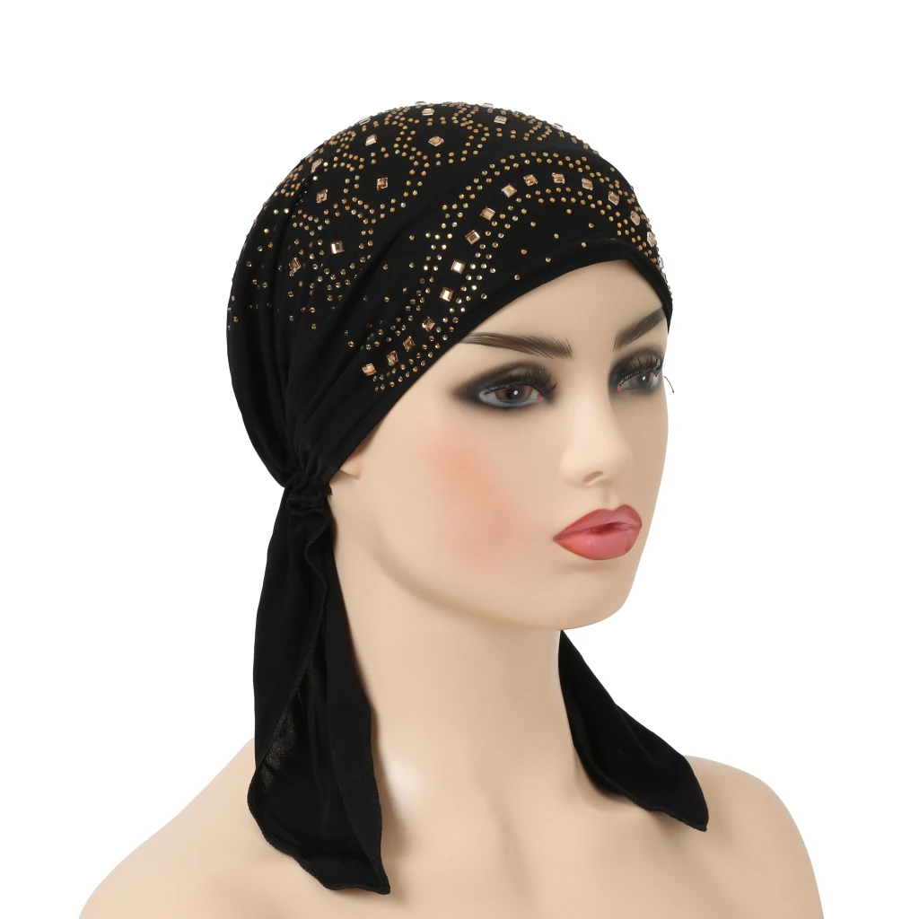 H088-fashion-turban-hijab-with-many-stones-muslim-hijab-scarf-islamic ...