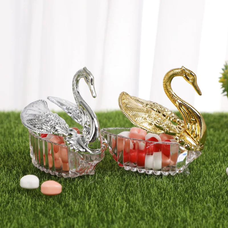 12Pcs-Swan-Gift-Box-Candy-Box-European-Romantic-Wedding-Gift-Box ...