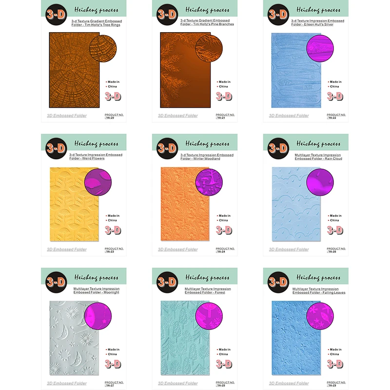 Embossing Folder Plastic 3d | Plastic Decoration Supplies | 3d ...