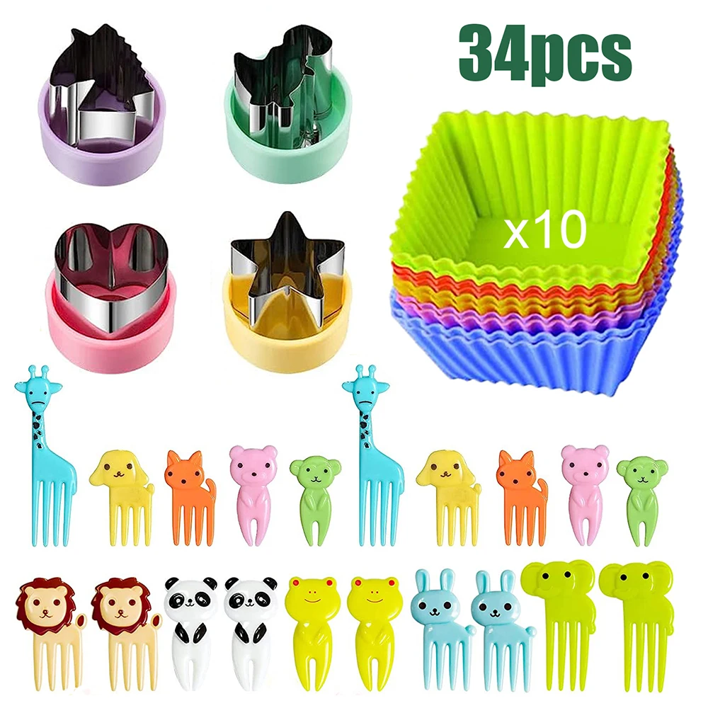 Stainless Steel Vegetable Cutter Shapes Set for Kids Children DIY Mini ...
