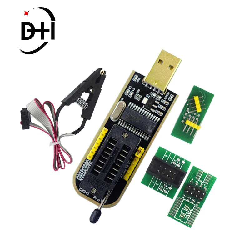 CH341A CH341 24 25 Series EEPROM Flash BIOS USB Programmer Module ...