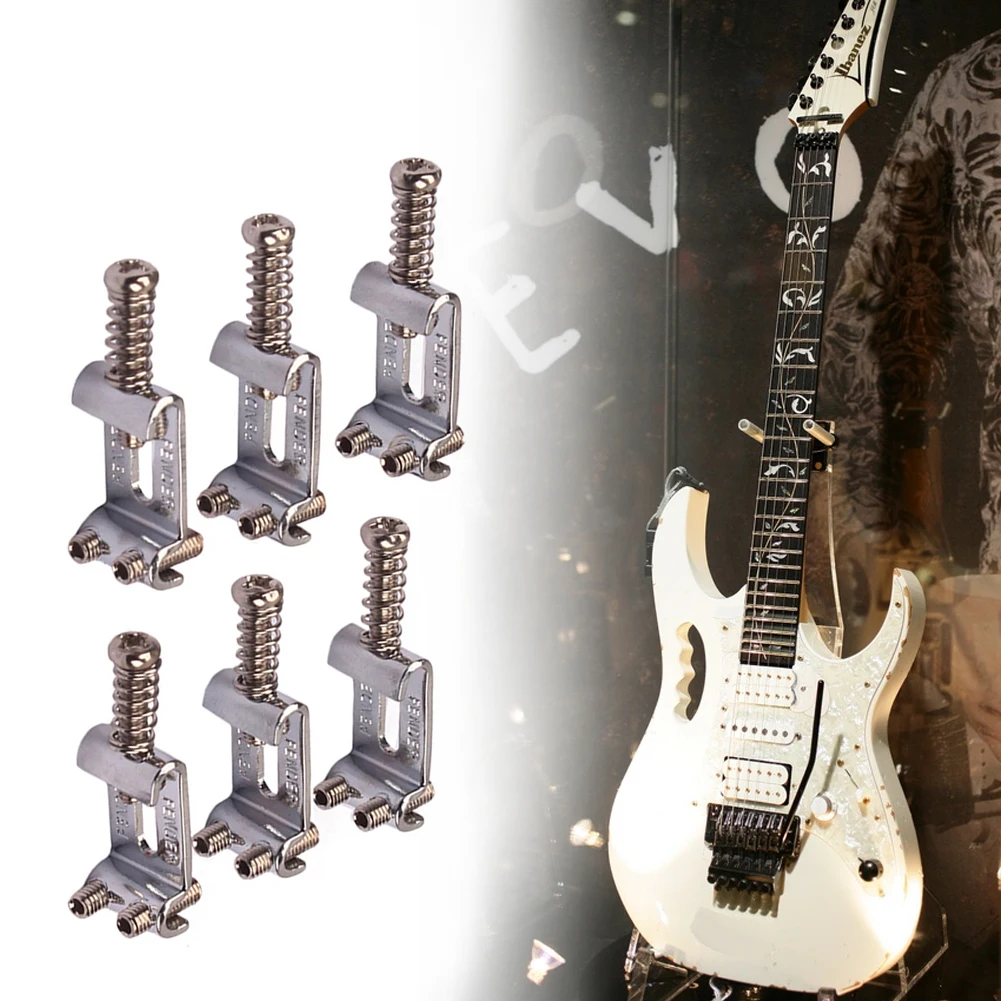 For-Stratocaster-Telecaster-Electric-Guitar-6-Roller-Vibrato-Bridge-Pull-String-Code-Electric ...