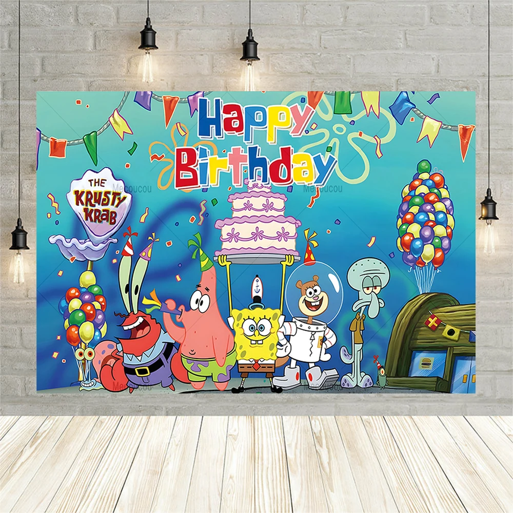Spongebob Birthday Banner