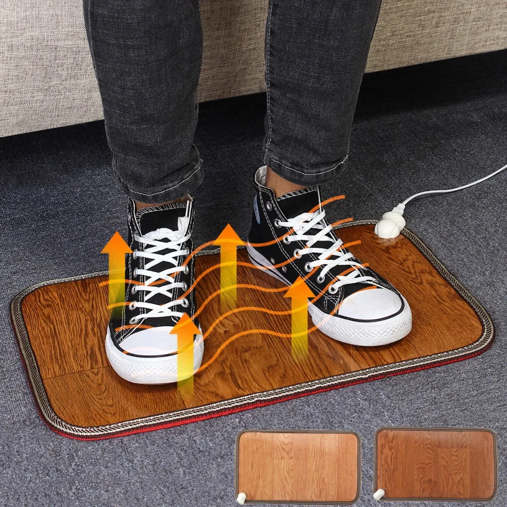 50-30cm-Electric-Foot-Feet-Warmer-Heated-Floor-Carpet-Heating-Mat ...