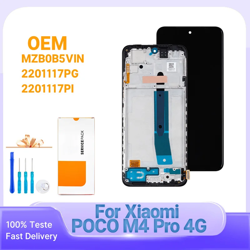 High-Quality-AMOLED-For-Xiaomi-Poco-M4-Pro-4G-LCD-Touch-Screen ...
