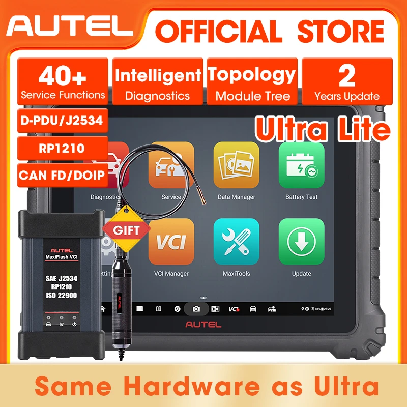 Autel Ultra Lite Car Intelligent Diagnostic Tools Advanced Vcmi Ecu Programming Coding Scanner