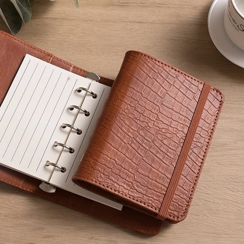 Fromthenon-A8-M5-Leather-Loose-leaf-Notebook-Mini-Pocket-Loose-leaf ...